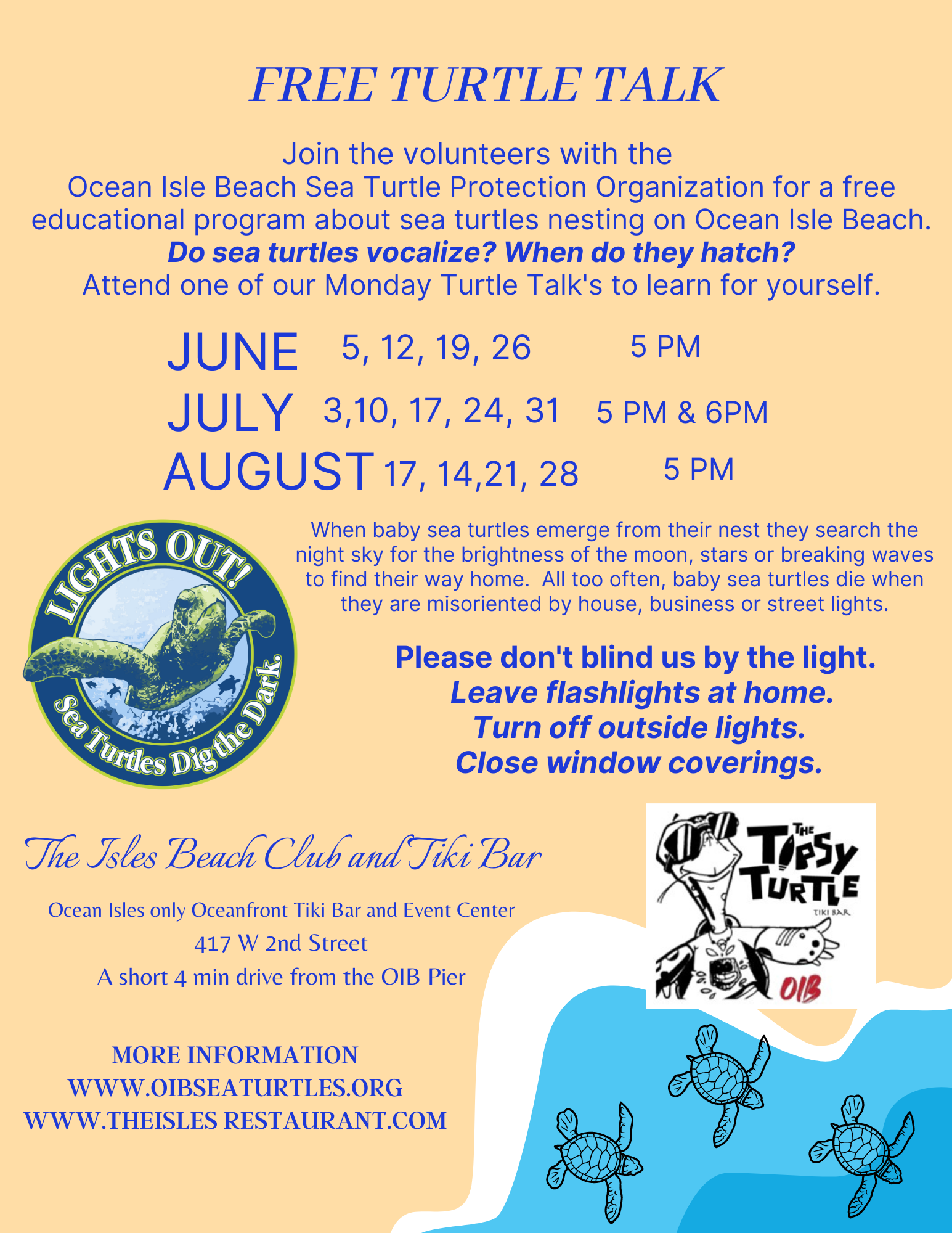 2023 TURTLE TALK | Ocean Isle Beach Sea Turtle Protection Organization